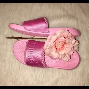 Puma | Shoes | Pumapopcathot Pink Slidessize775 May Fit To | Poshmark